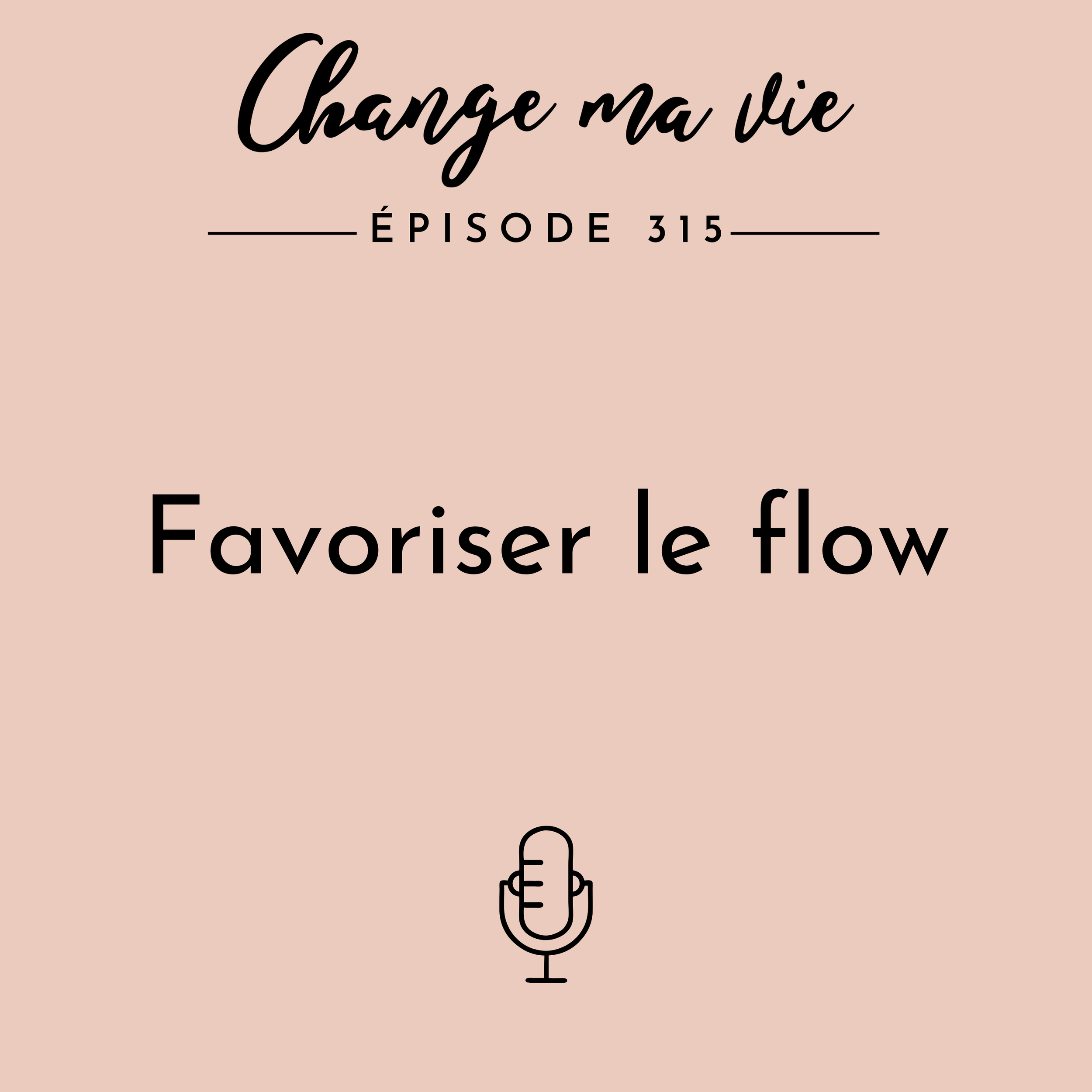(315) Favoriser le flow - Change ma vie